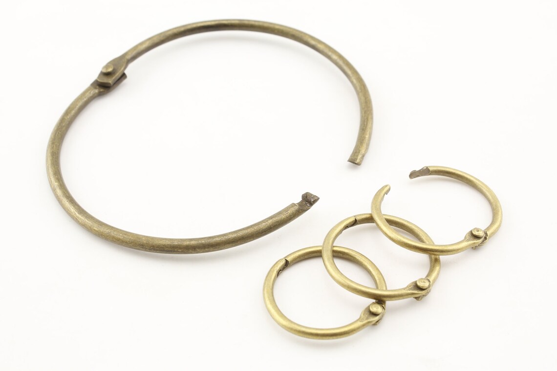 9cm Anti Brass Metal Wrist Keychain Key Organizer Key Rings - Etsy