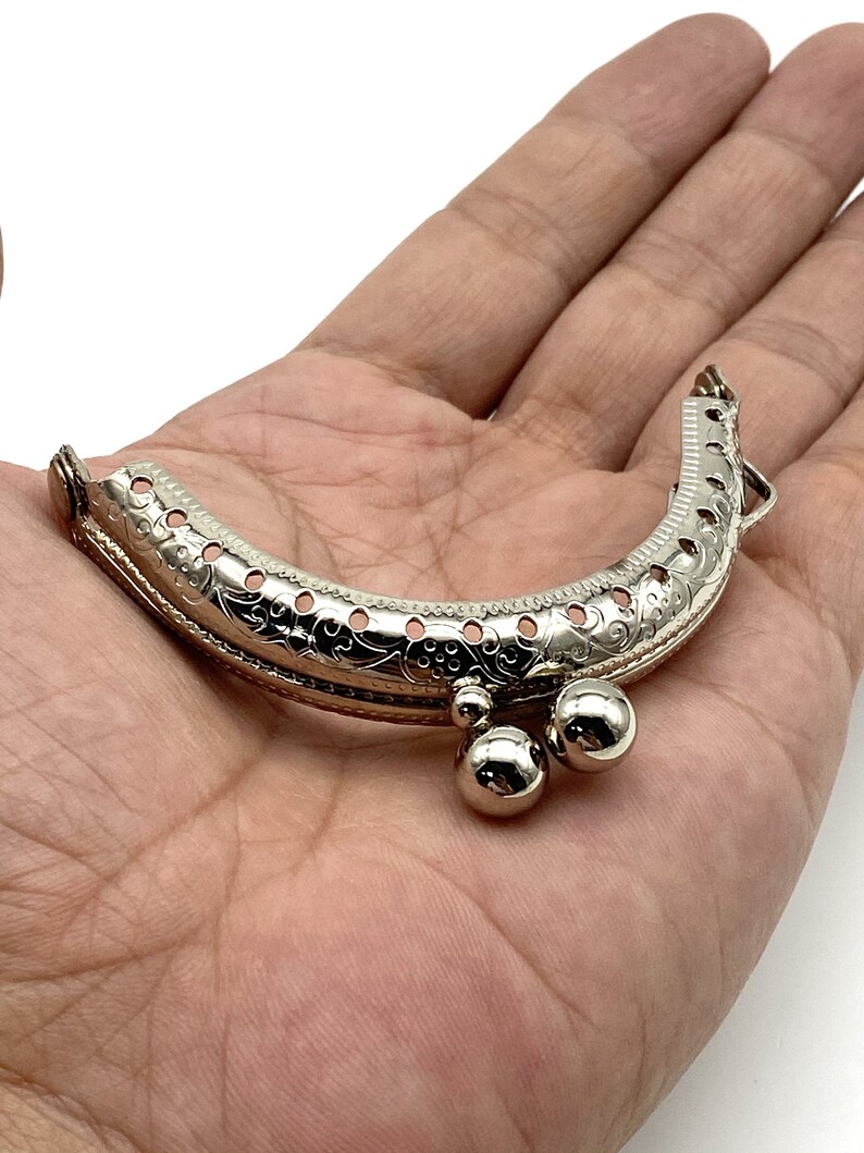 2 1/2 inch 6.5cm Halfround sew on coin purse pouch frame | Etsy