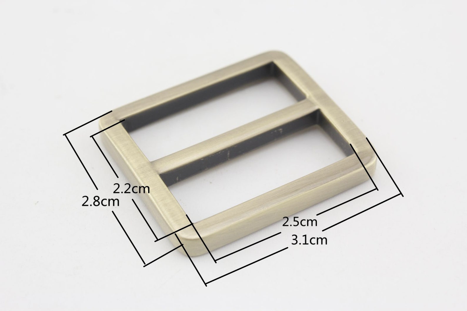 10pcs 1 Inch 25mm Zinc Alloy Bag Purse Strap Adjuster Slider Connector ...