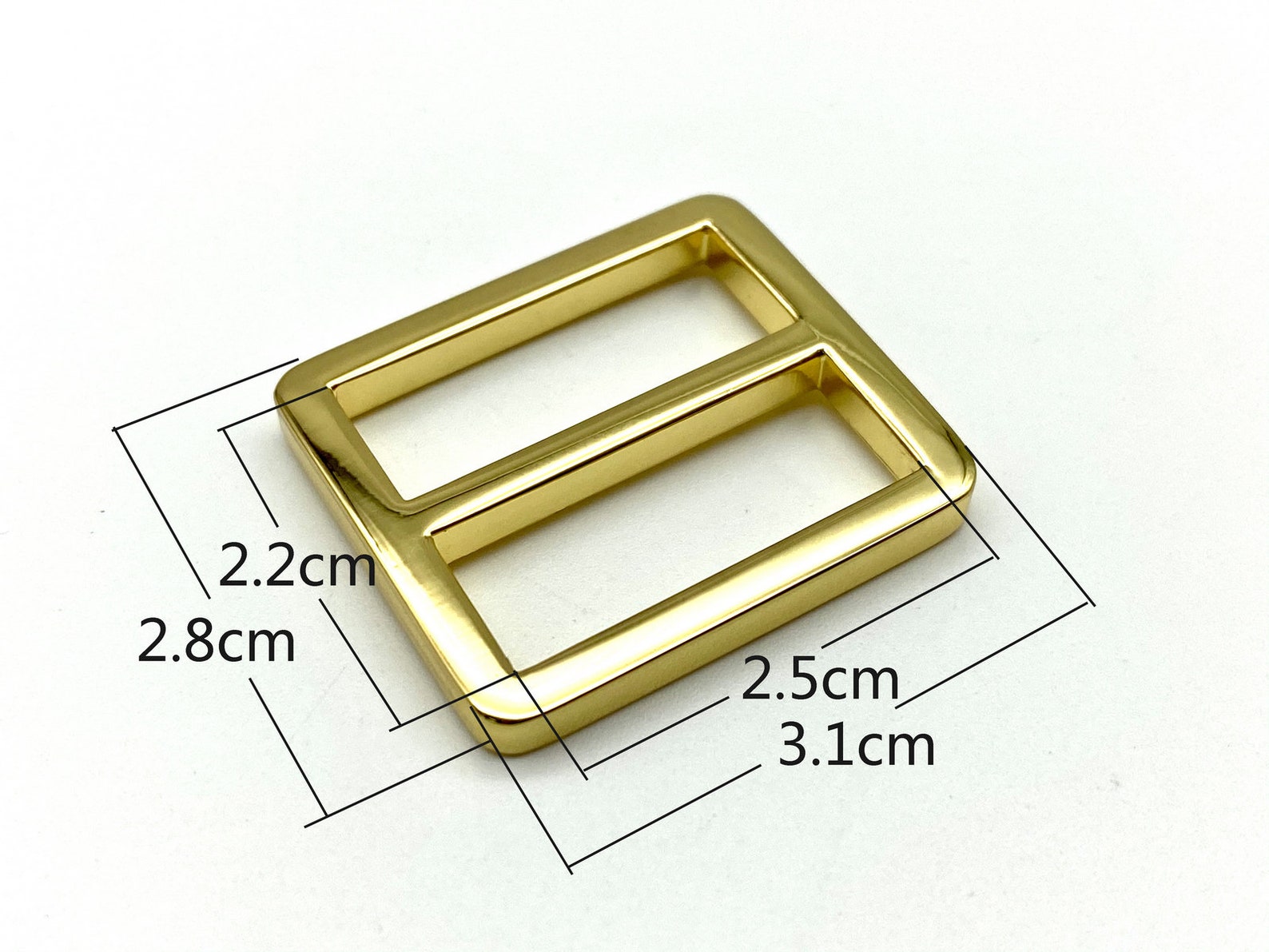 10pcs 1 Inch 25mm Zinc Alloy Bag Purse Strap Adjuster Slider Connector ...