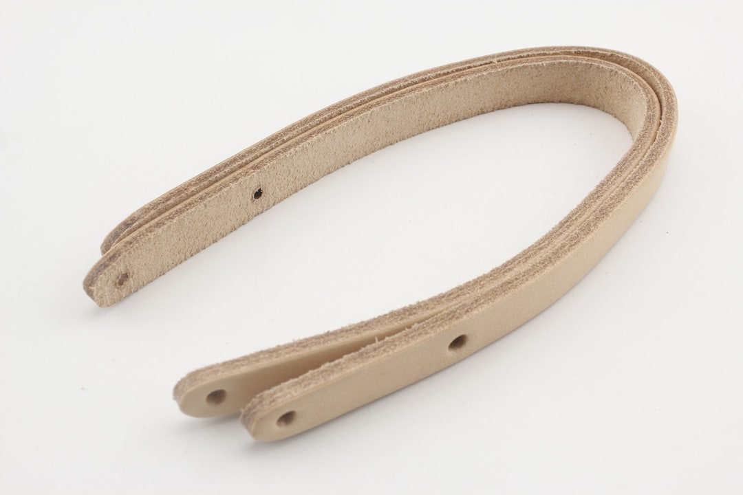 Pair of 12 Inch Rivet on Genuine Leather Tote Bag Purse Strap Handles ...