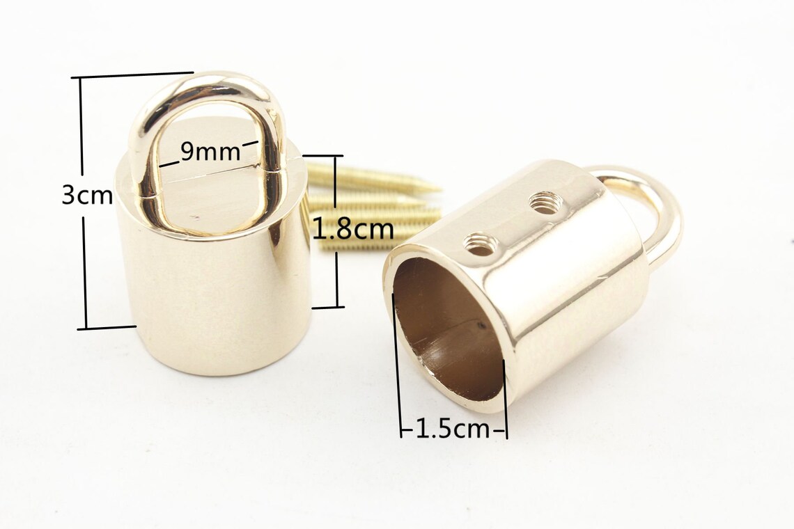 8pcs of 15mm Heavy Duty TASSEL Keychain Rope Cord End Caps - Etsy