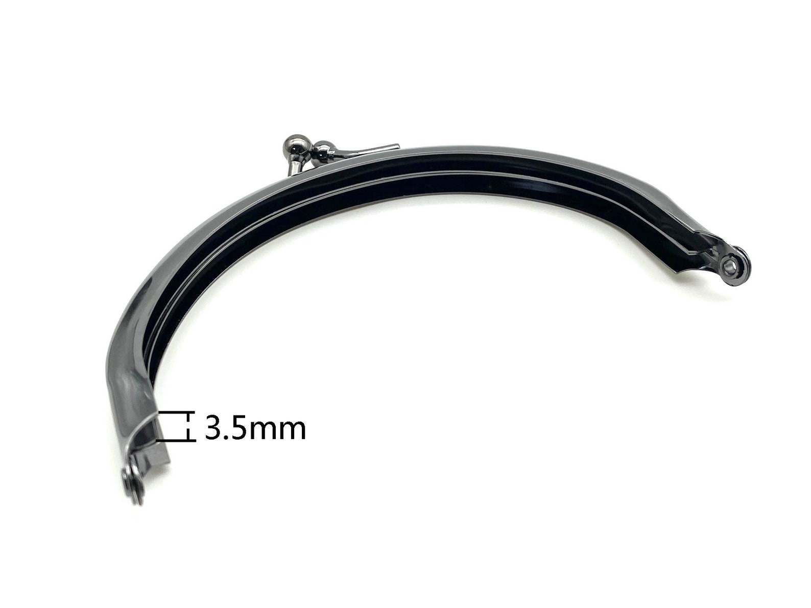 4 Inch 10CM Half Round Coin Bag Purse Frame Clasp Hardware Glue in ...