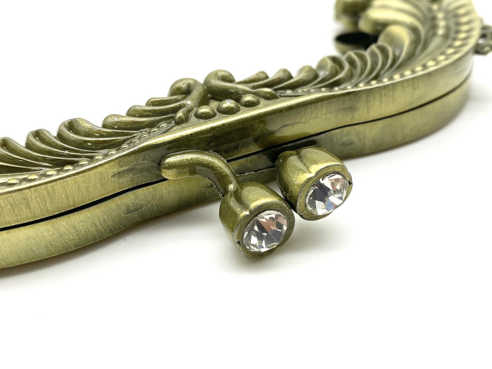 5 Inch 12.5cm Vintage Fancy Zinc Alloy Emboss Screw on Coin Bag Clutch ...