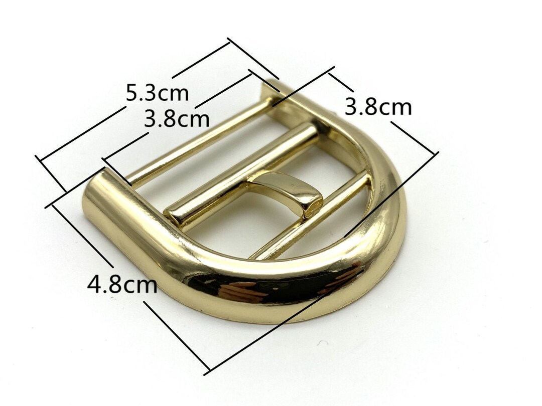 Paid of 1 1/2 Inch 38 Mm Center Bar Pin Buckle for Bag Purse Strap ...
