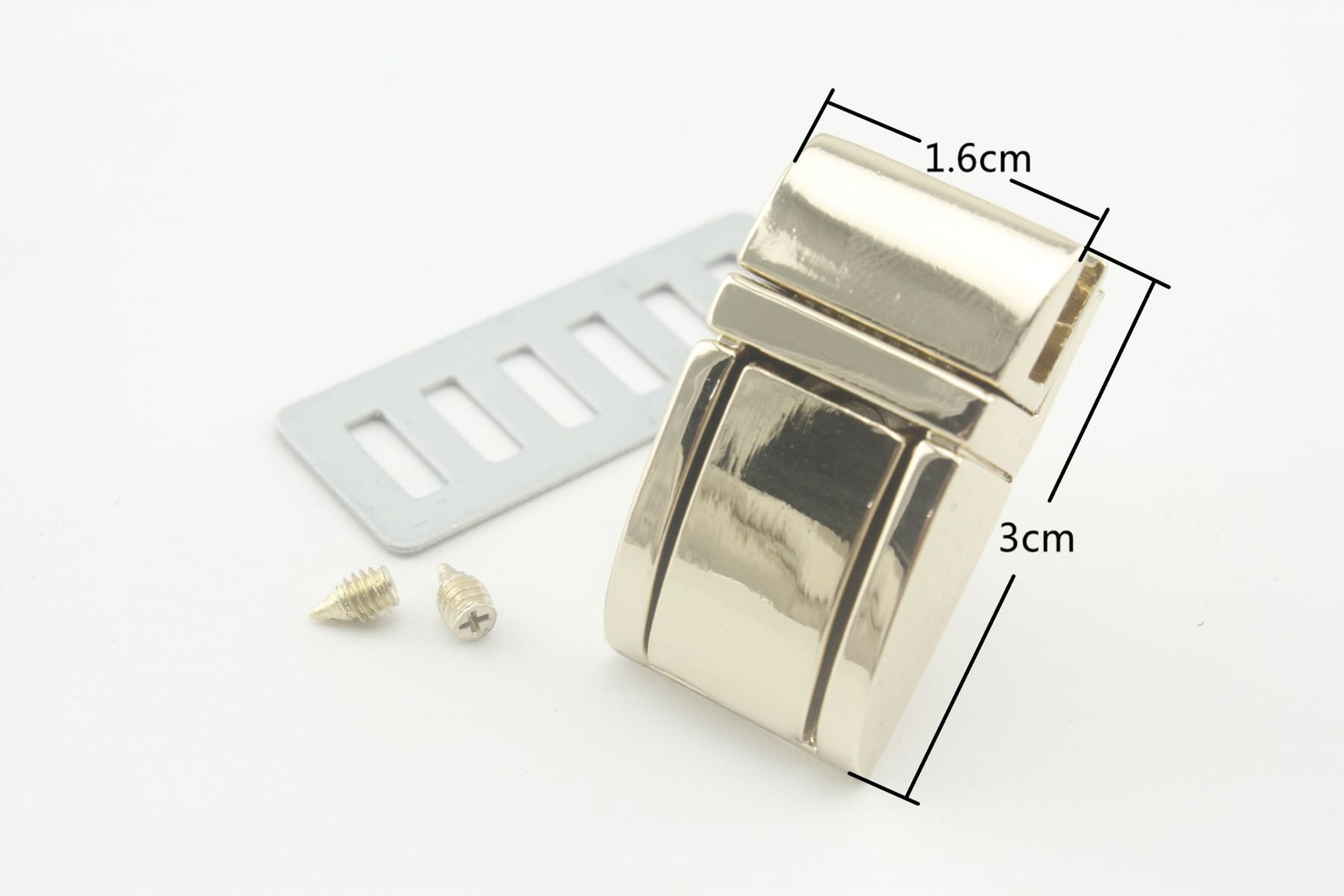 16mm x 30mm Press tongue thumb latch lock clutch purse | Etsy