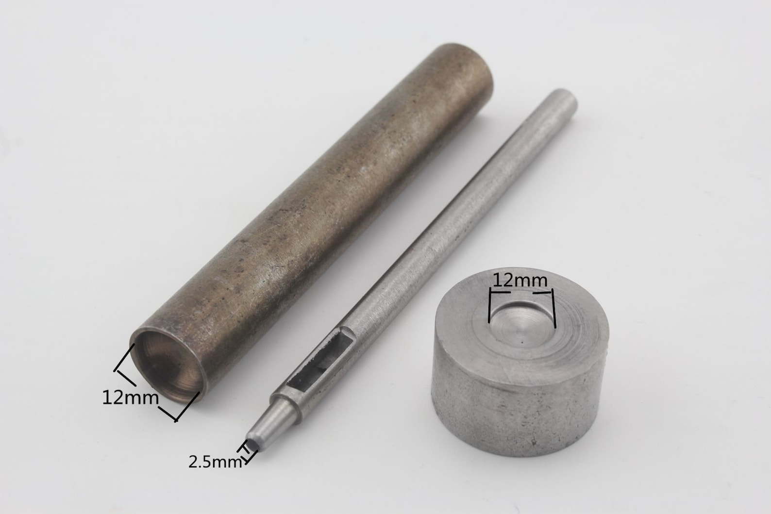 12mm double cap dome rivet setter install tools Kit | Etsy