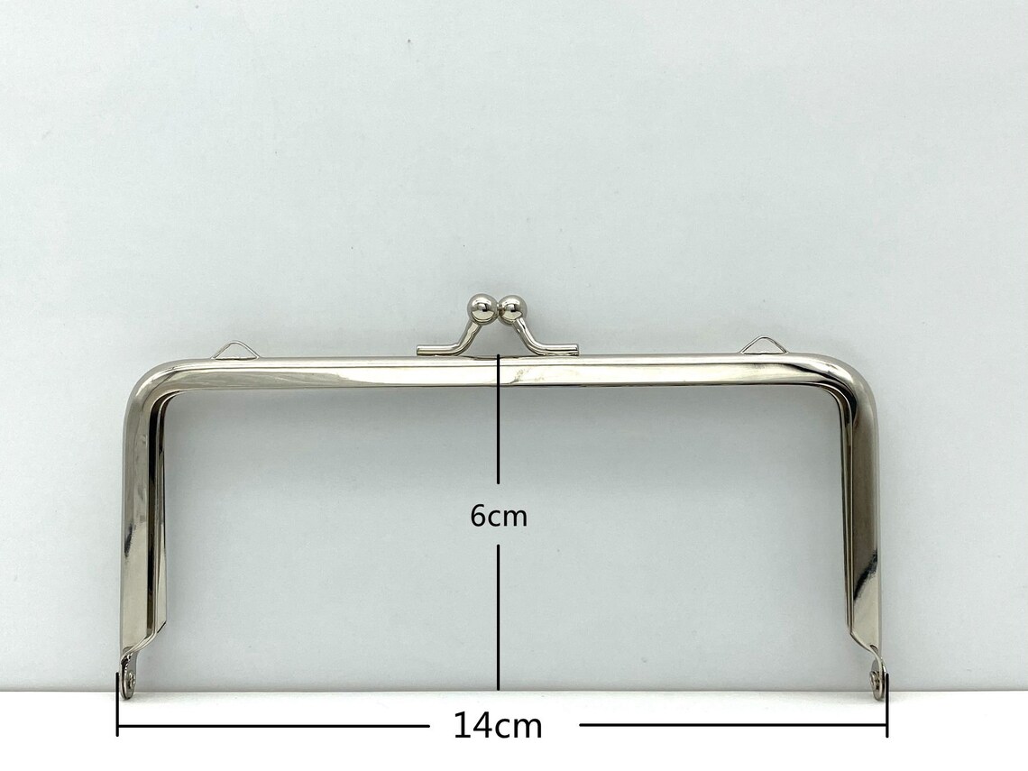 5 1/2 Inch 14cm Rectangle Bag Purse Frame Clasp Hardware With - Etsy