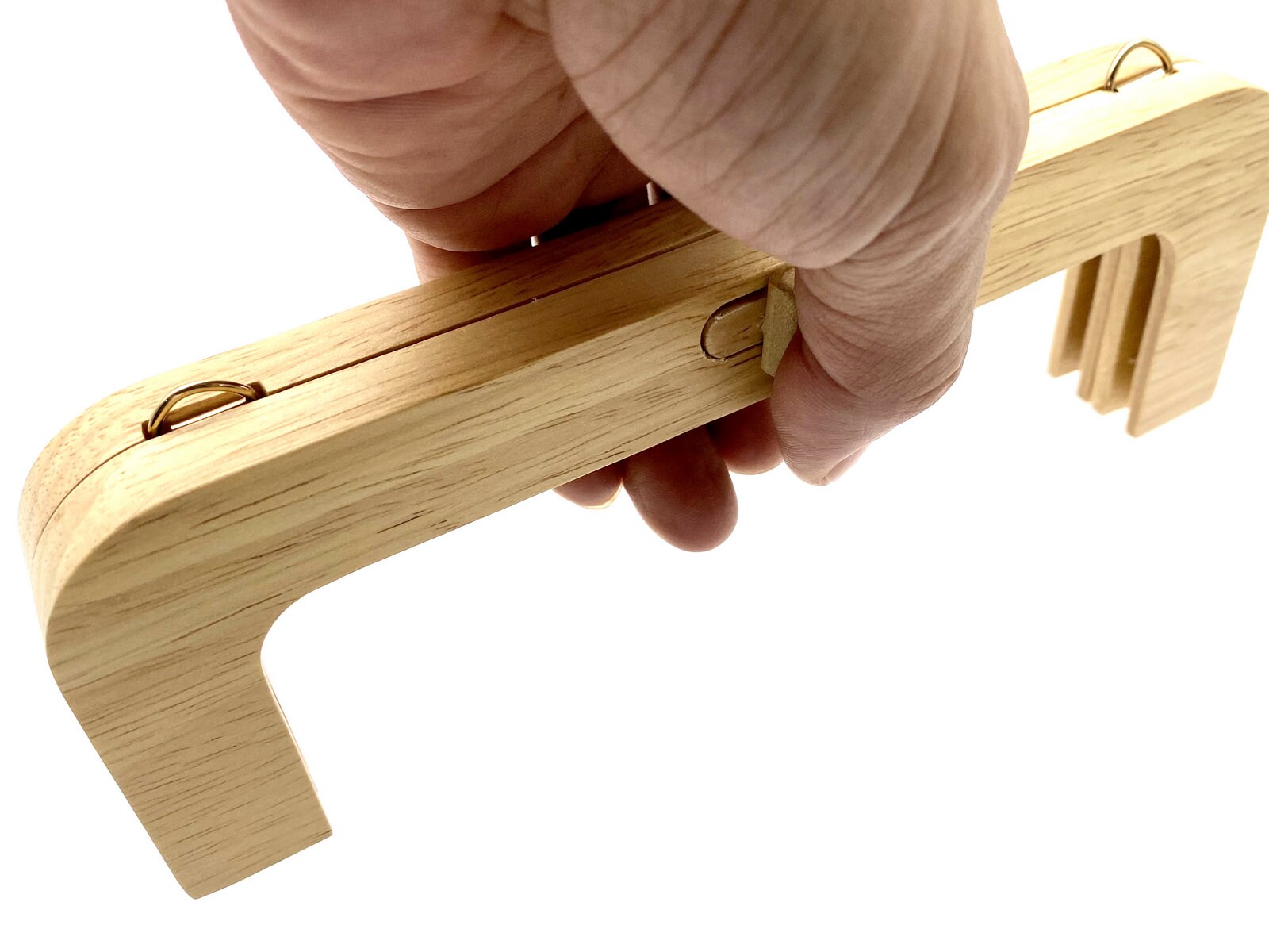8 Inch 20cm Natural Solid Wood Bag Purse Frame With Lock - Etsy