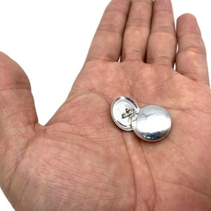 Self Cover Buttons 12mm,15mm, 18mm, 22mm,27mm, 38mm ( Size 20 24 30 36 ...