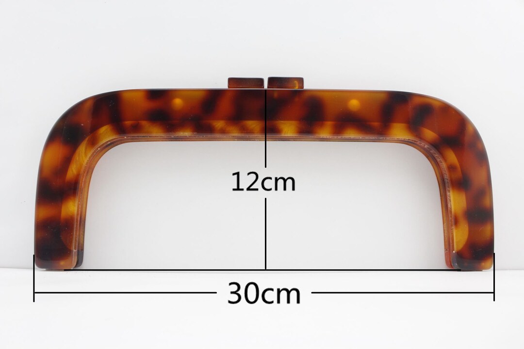 11 3/4 Inch 30cm Acrylic Resin Bag Purse Frame Tortoise - Etsy