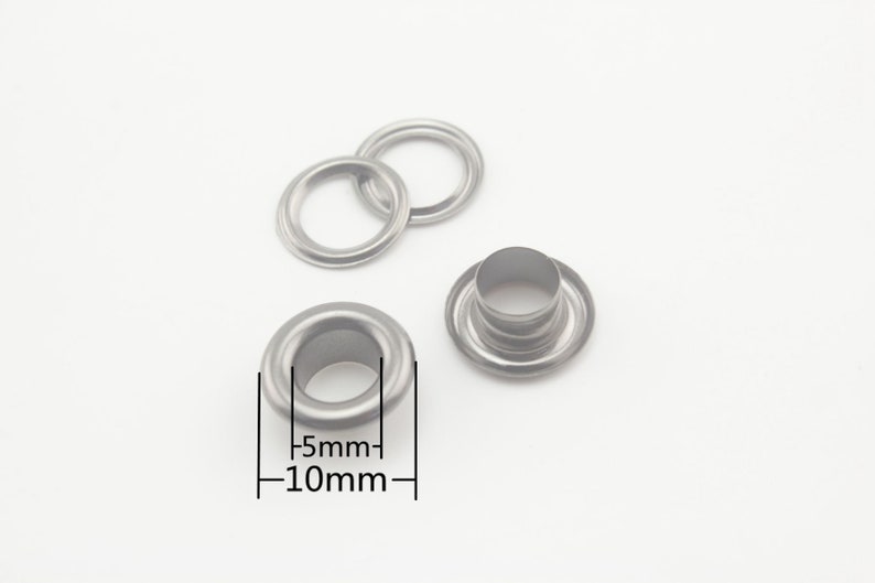 80 Sets of 5mm inner Size Stainless Brass Washable Eyelets - Etsy