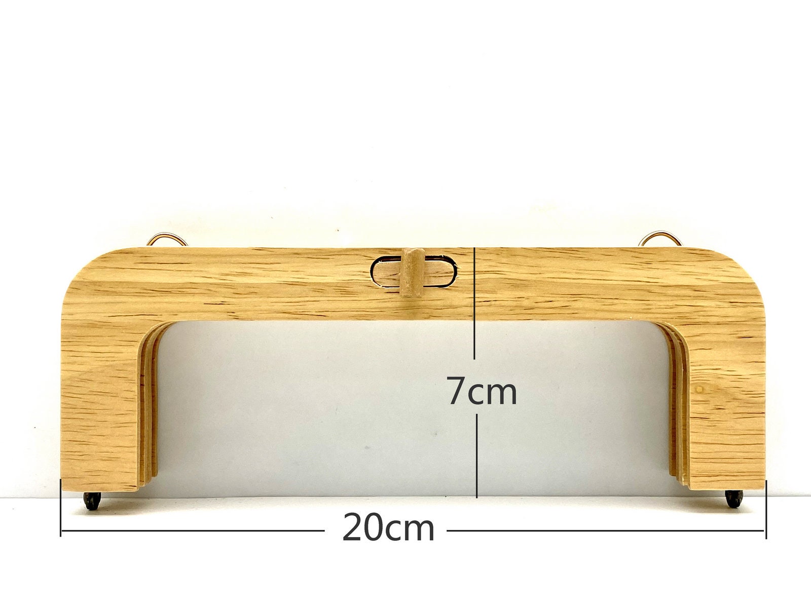 8 Inch 20cm Natural Solid Wood Bag Purse Frame With Lock - Etsy