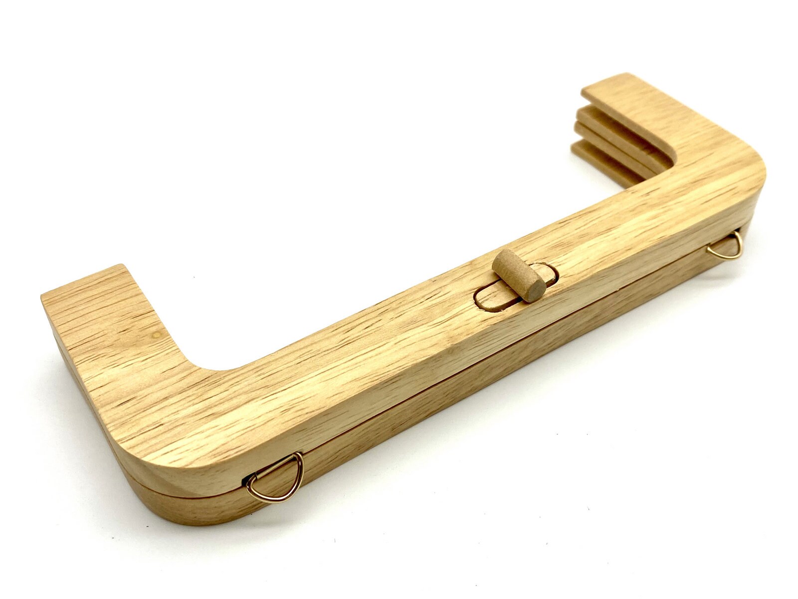 8 Inch 20cm Natural Solid Wood Bag Purse Frame With Lock - Etsy