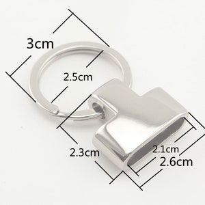 4 Sets of 21mm Heavy Weight Zinc Alloy Key Fob Keychain Hardware Wrist ...