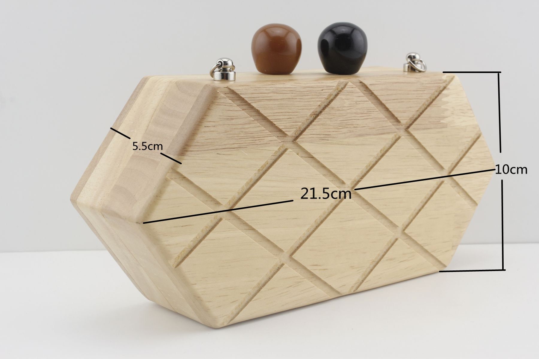 8 1/2 Inch 21.5cm Wood Case Box Clutch Bag Purse Frame - Etsy