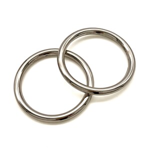 10pcs of 2 Inch 50 Mm Zinc Alloy Cast O Rings for Bag Purse Nickel - Etsy