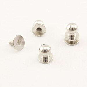 14 Sets of 6mm Solid Brass Round Head Button Studs Rivets - Etsy
