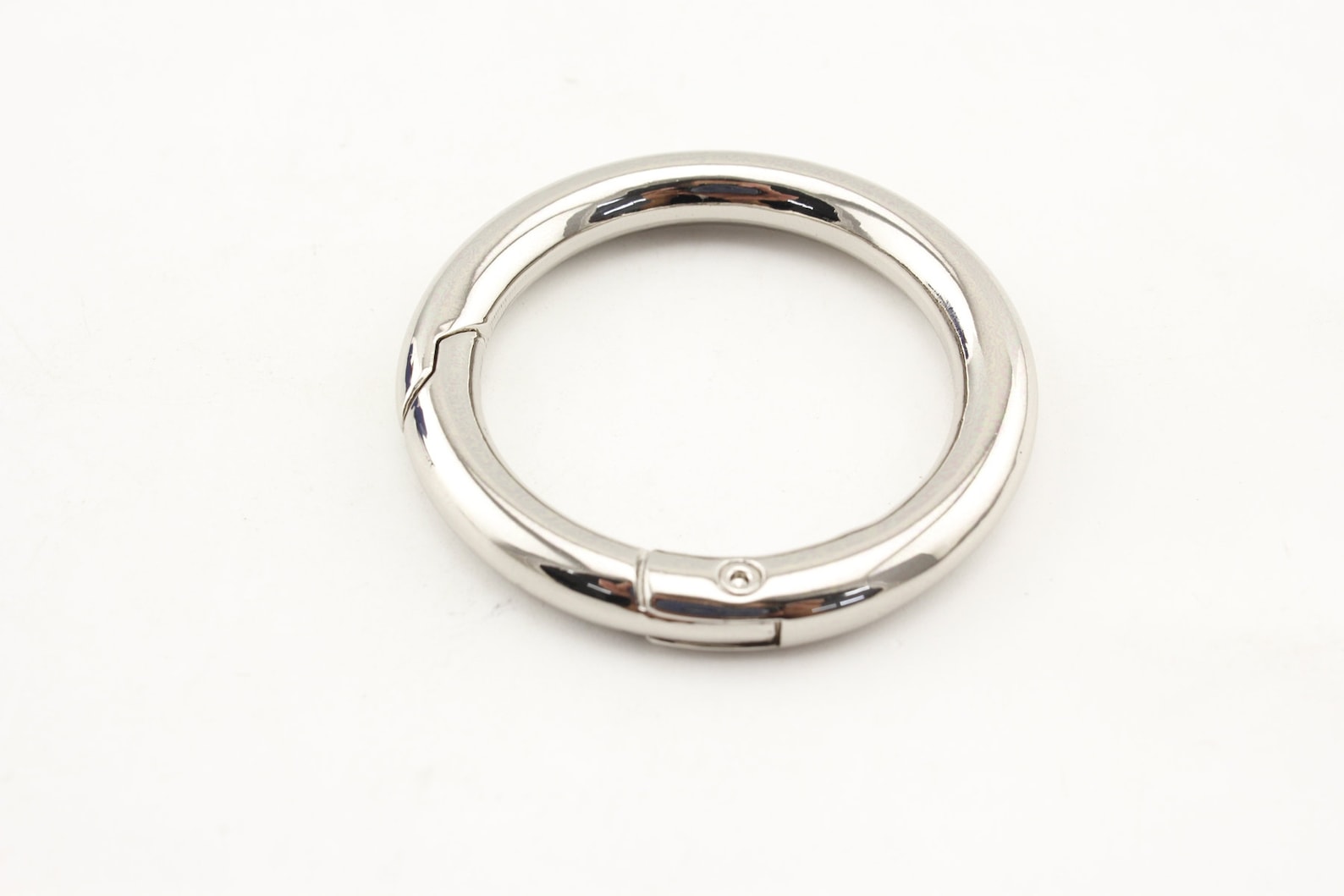 A Pair of 1.25 Inch 32mm Spring Open O Ring Push Gate Ring for Purse ...