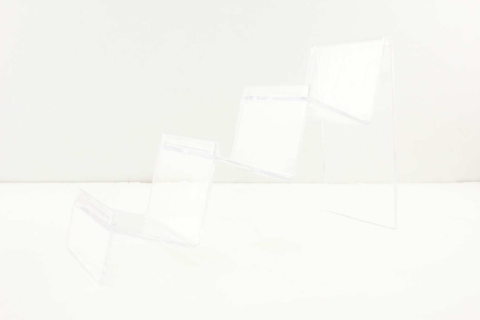 4pcs of 7cm Width 3 Tiers Clear Display Stand for Craft Show - Etsy