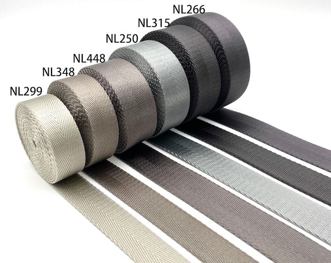 Nylon Webbing by the Yard - 27 Colors | 5/8 Inch 1 Inch Heavy Duty ...