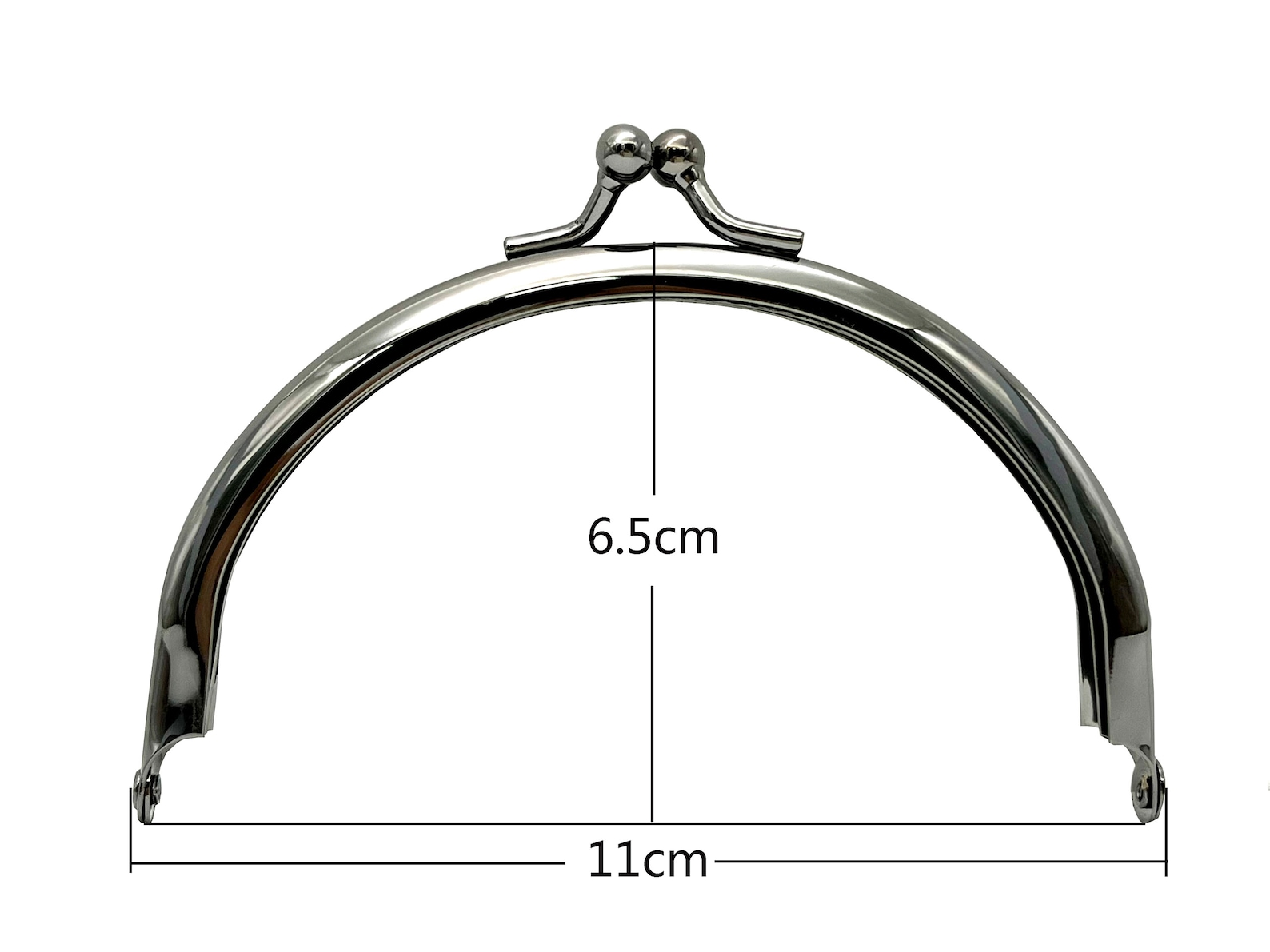 4 Inch 10CM Half Round Coin Bag Purse Frame Clasp Hardware Glue in ...