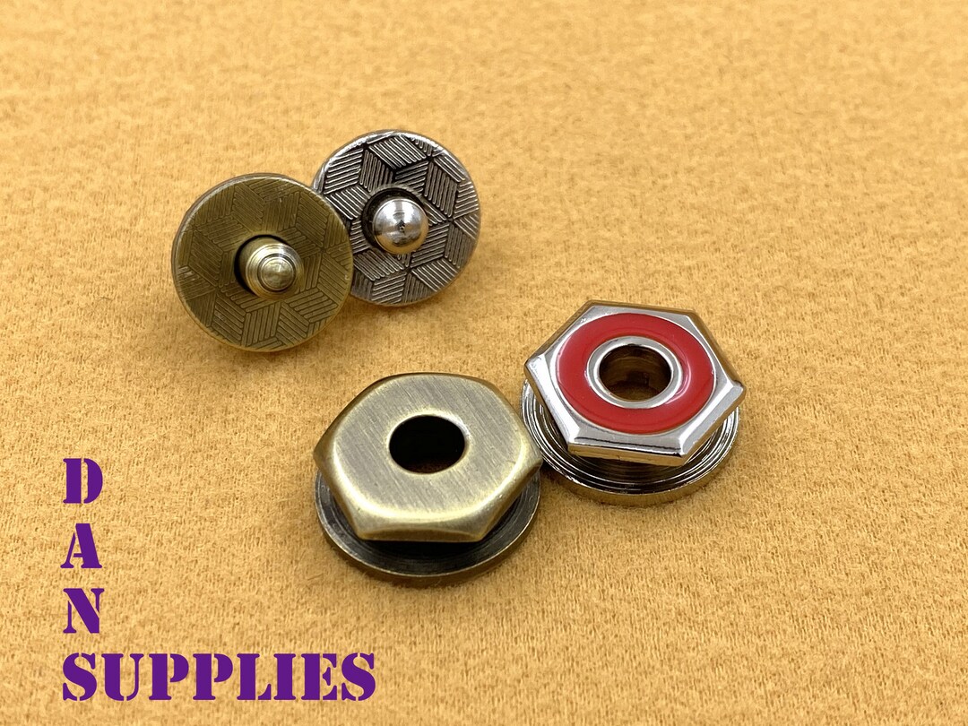 17mm Special Hexagonal Magnetic Snap Fastener Leather Closures Magnetic ...