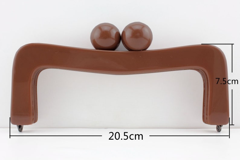 8 Inch Acrylic Resin Bag Purse Frame Mint White Blueish Gray | Etsy