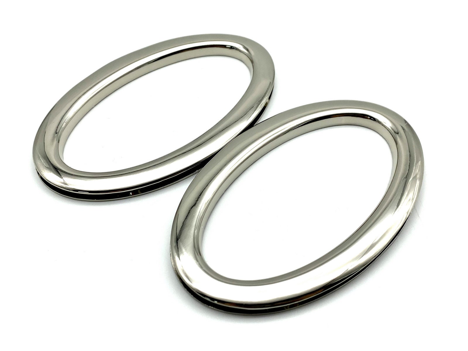 A Pair of 9cm 3 1/2 Inch Heavy Duty Alloy Oval Oblong Cut Out - Etsy