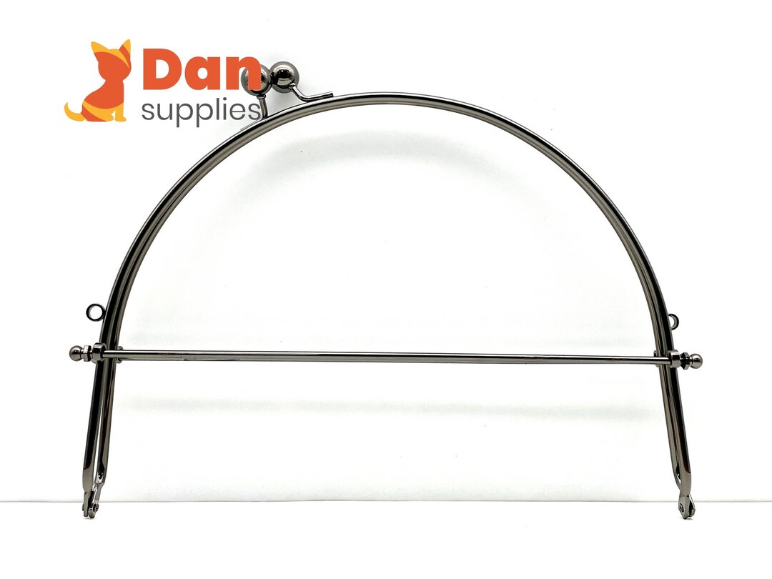 9 1/4 Inch 23.5cm Metal Wire Bag Purse Handle Frame Gunmetal - Etsy