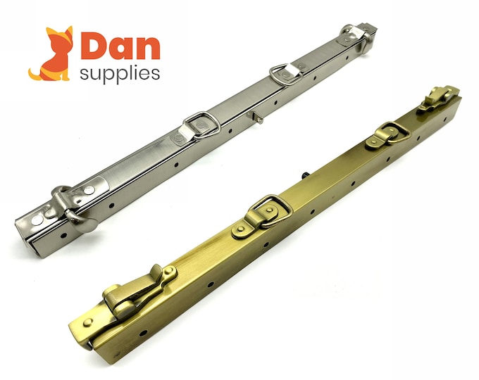 5 1/2 Inch 14cm Rectangle Bag Purse Frame Clasp Hardware With Chain ...