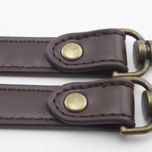 Pair of 63cm 25 Inch Faux PU Leather Shoulder Bag Purse Strap Handle ...