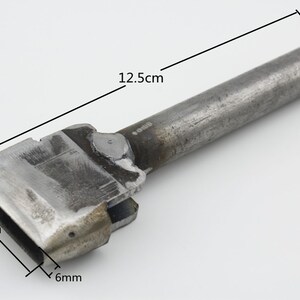 6mm X 32mm 1 1/4 Inch Round Rectangle Shape Leather Punch Cutter Tool ...