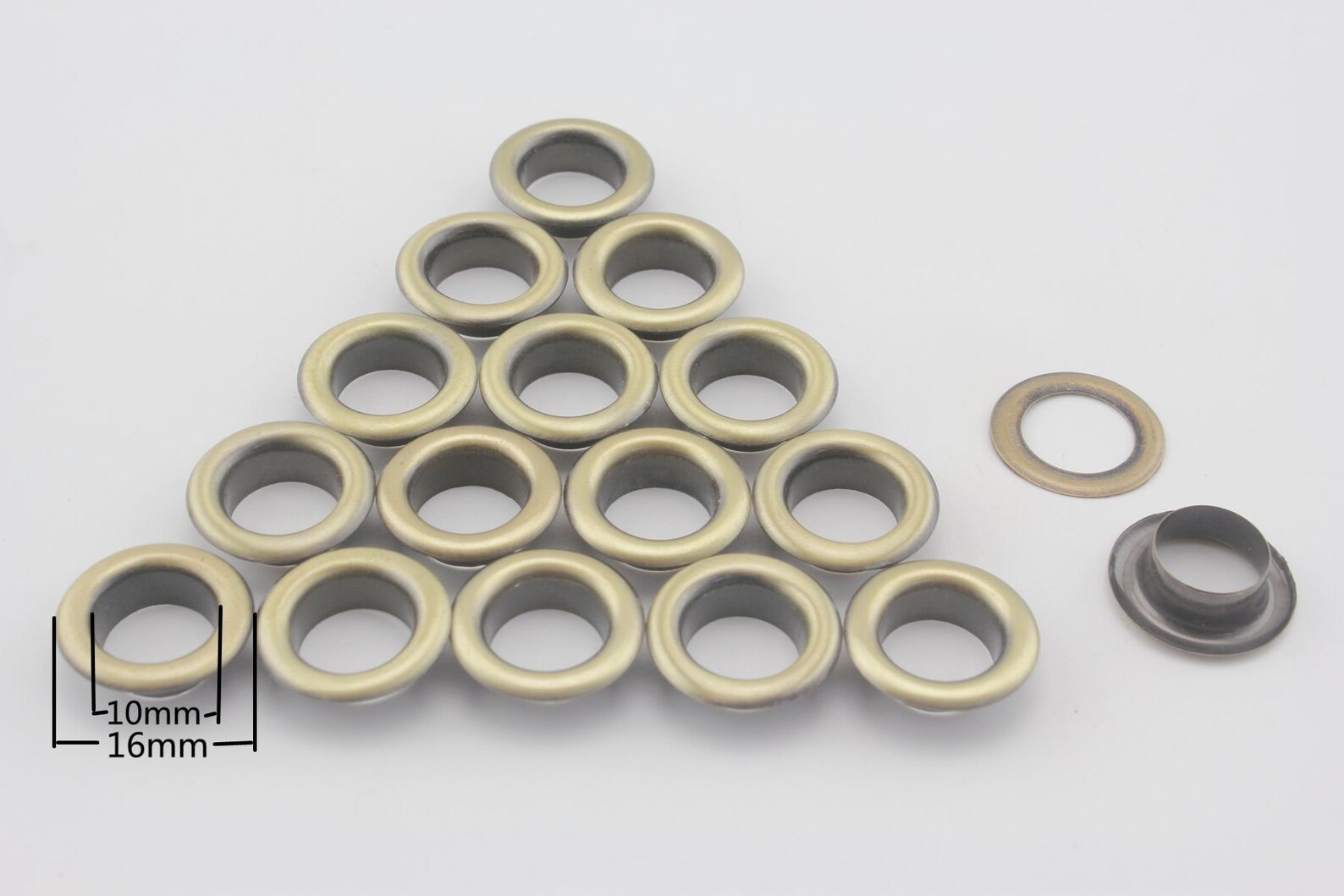 60 Sets of 10mm inner Size Stainless Brass Washable Eyelets - Etsy