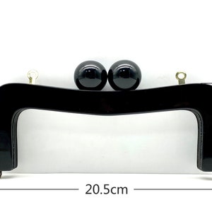 8 Inch Acrylic Resin Bag Purse Frame Mint White Blueish Gray Brown ...