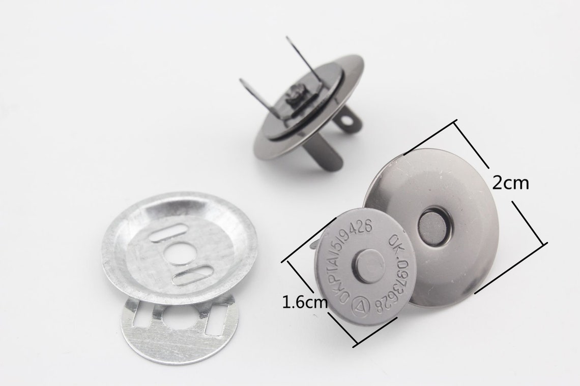 20 Sets of 20mm Ultra Thin Magnetic Snap Leather Closures | Etsy