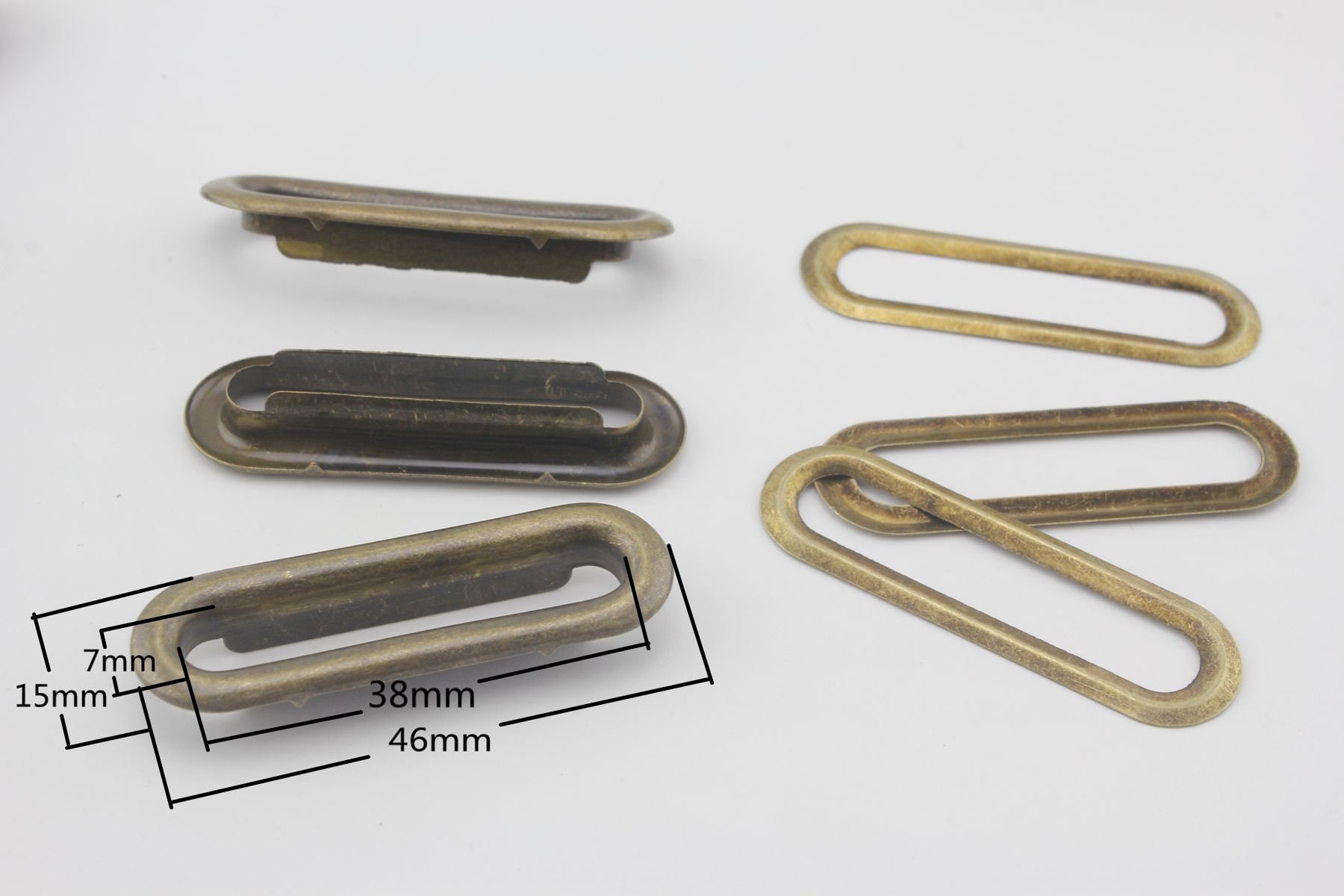 24 Sets of 1 1/2 Inch 38mm Oval Oblong Grommets Eyelets for - Etsy UK