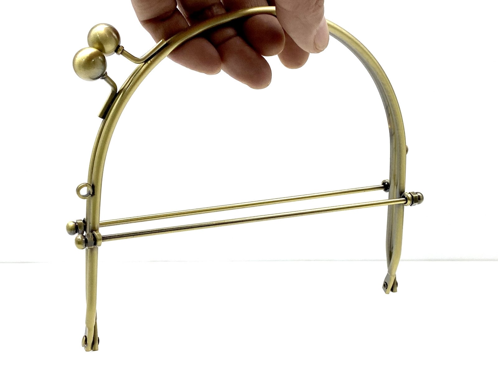 6 Inch 15cm Purse Frame With Bar Metal Wire Bag Purse Handle Frame ...
