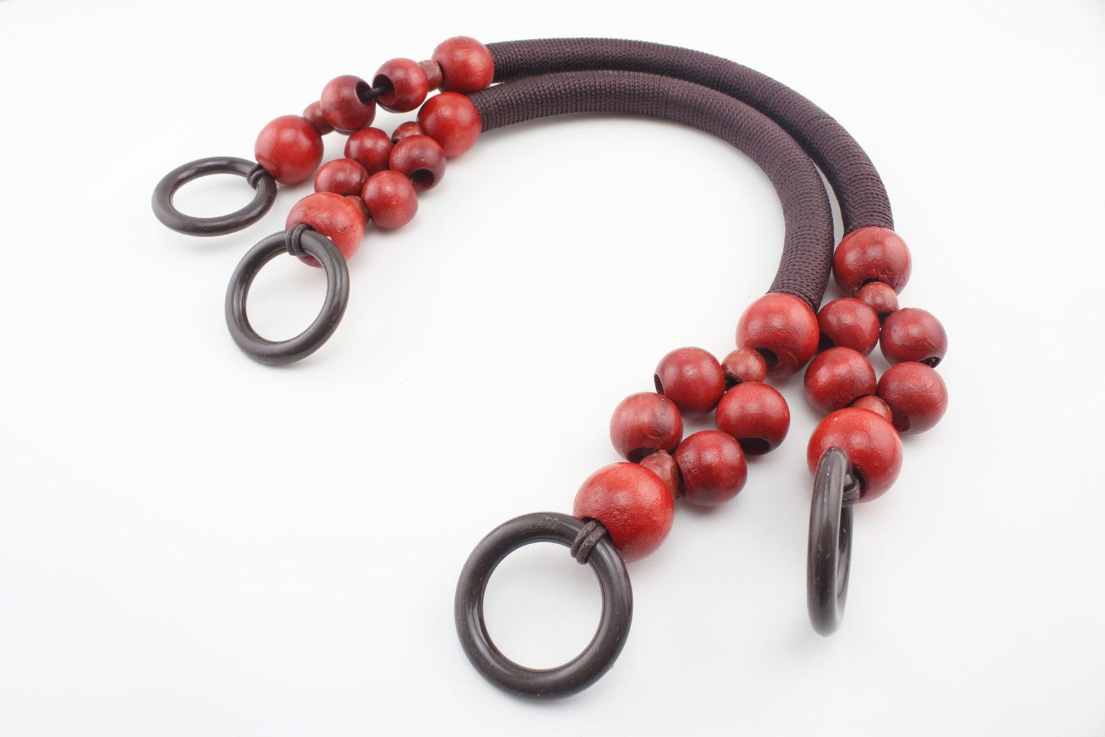 Pair of 19 Inch 46cm Wood Bead Bag Purse Handles for Knitting - Etsy