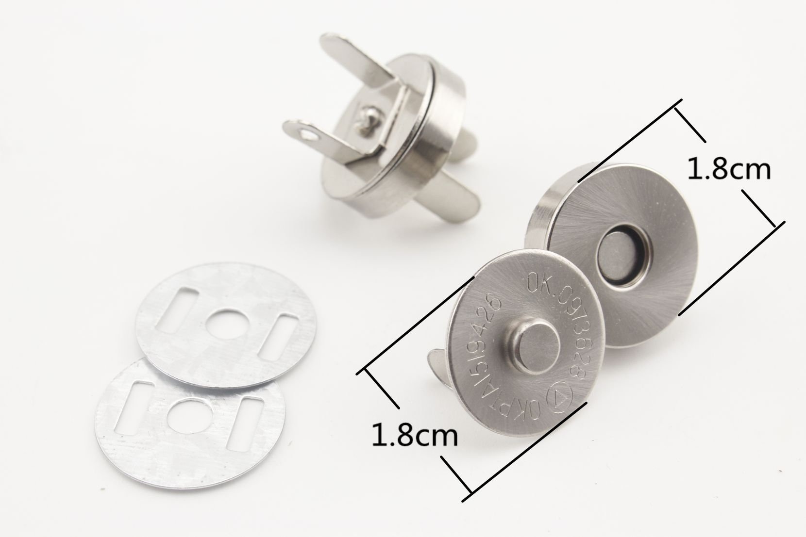 20 Sets of 18mm Magnetic Snap Leather Closures Magnetic Snaps - Etsy