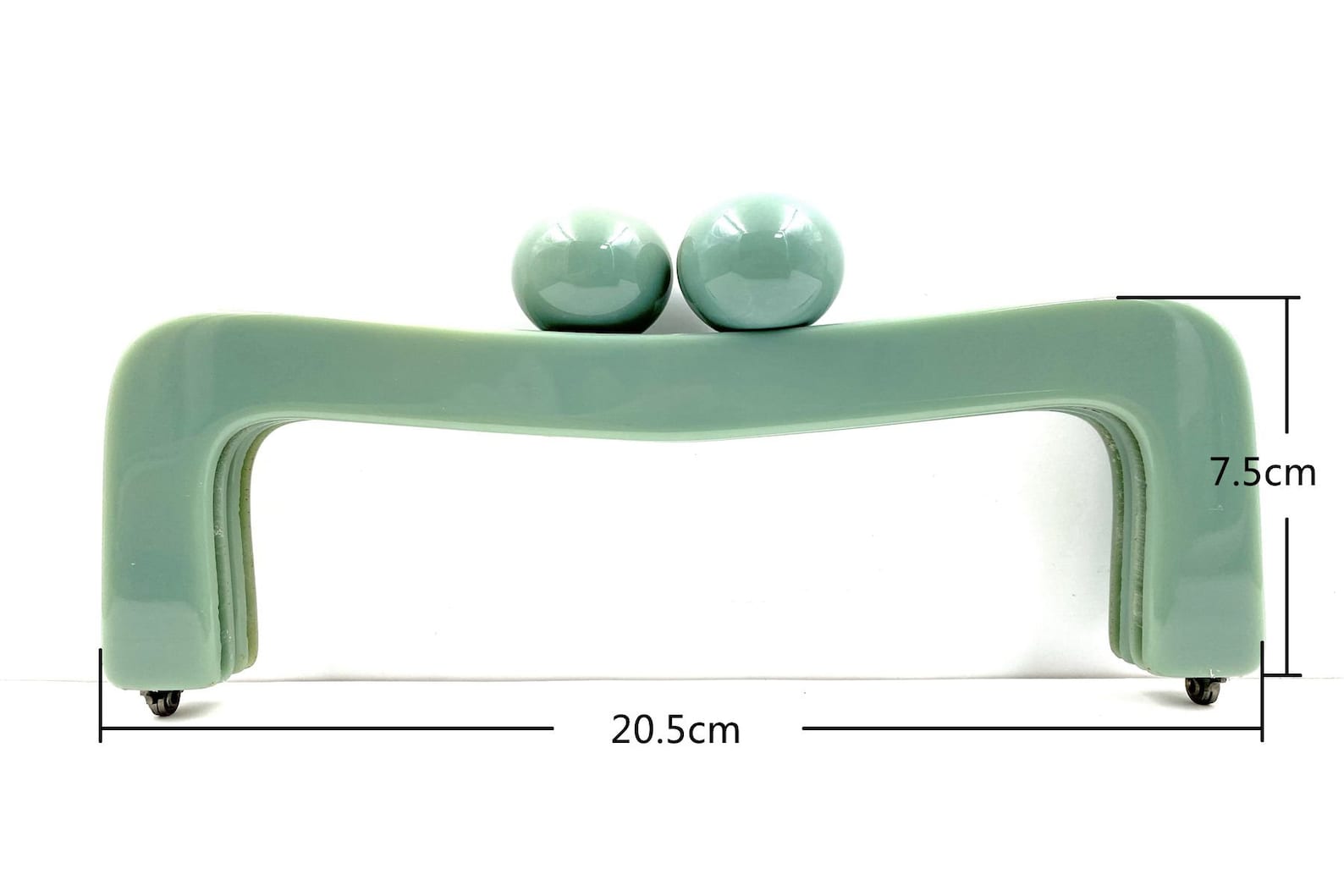 8 Inch Acrylic Resin Bag Purse Frame Mint White Blueish Gray | Etsy