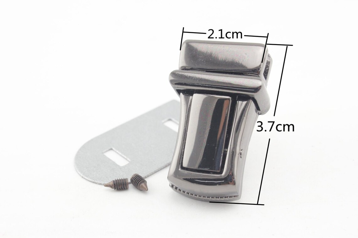 21mm X 37mm Press Tongue Thumb Latch Lock for Clutch Purse | Etsy