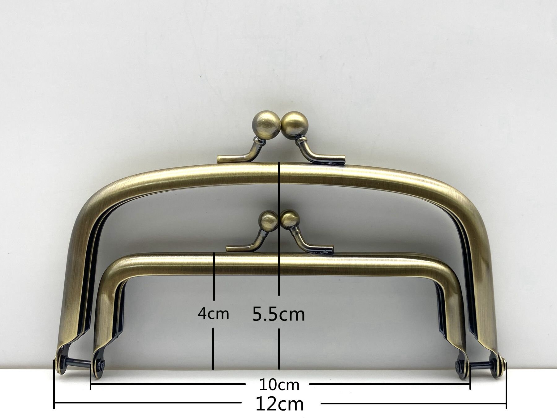 4 3/4 Inch 12cm Rectangle Double Pocket Glue in Bag Purse - Etsy