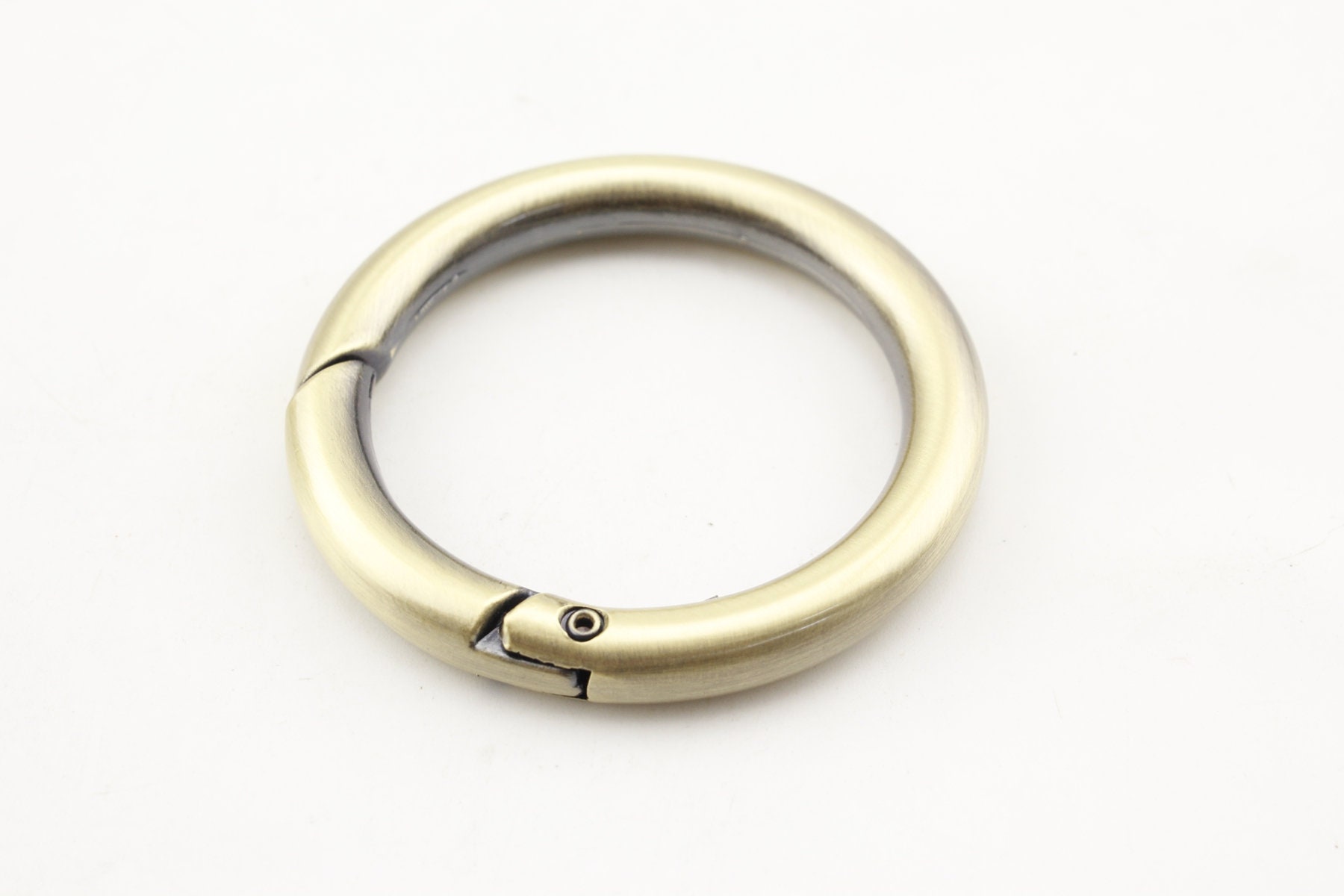 A Pair of 1.25 Inch 32mm Spring Open O Ring Push Gate Ring for - Etsy