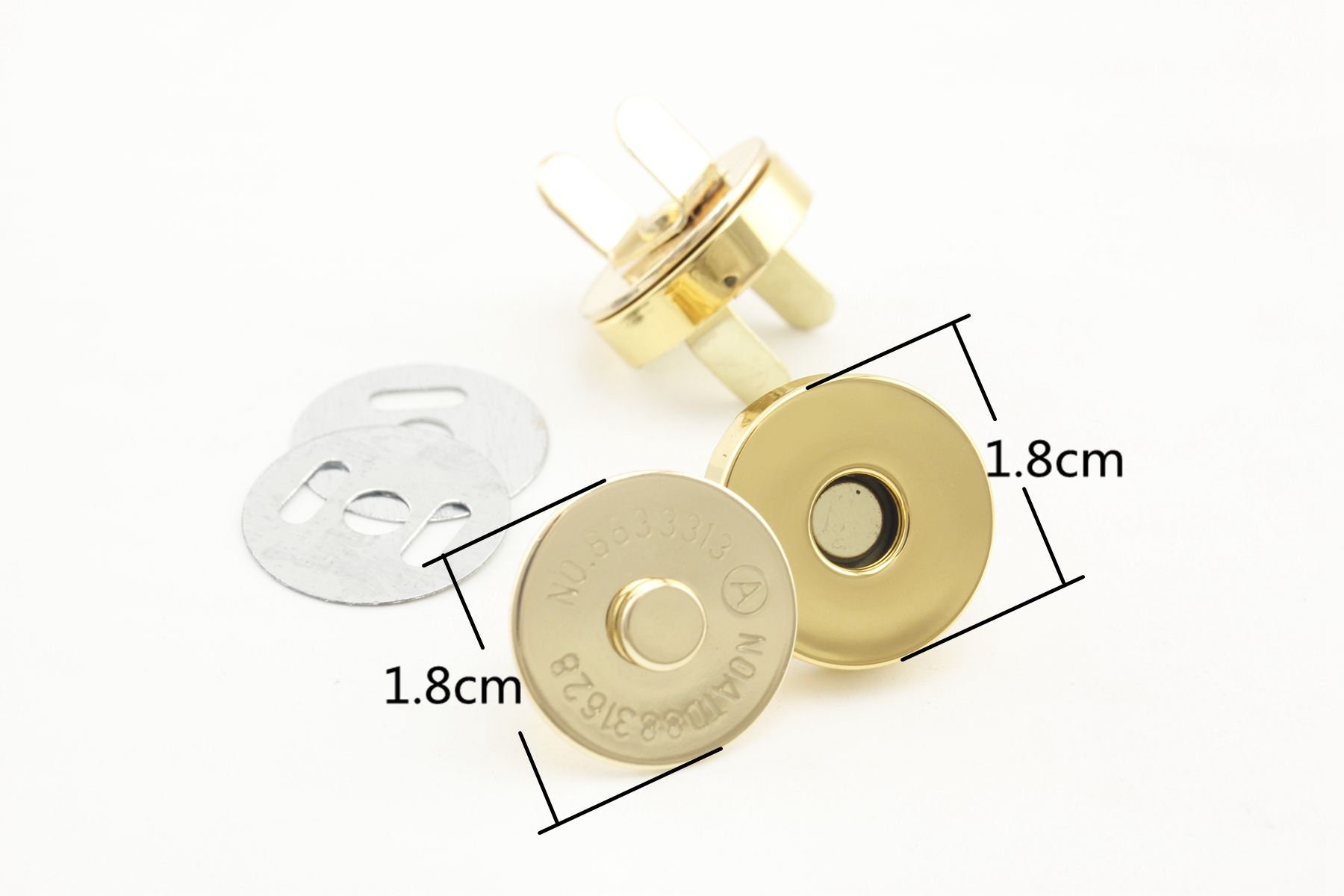 20 Sets of 18mm Magnetic Snap Leather Closures Magnetic Snaps | Etsy