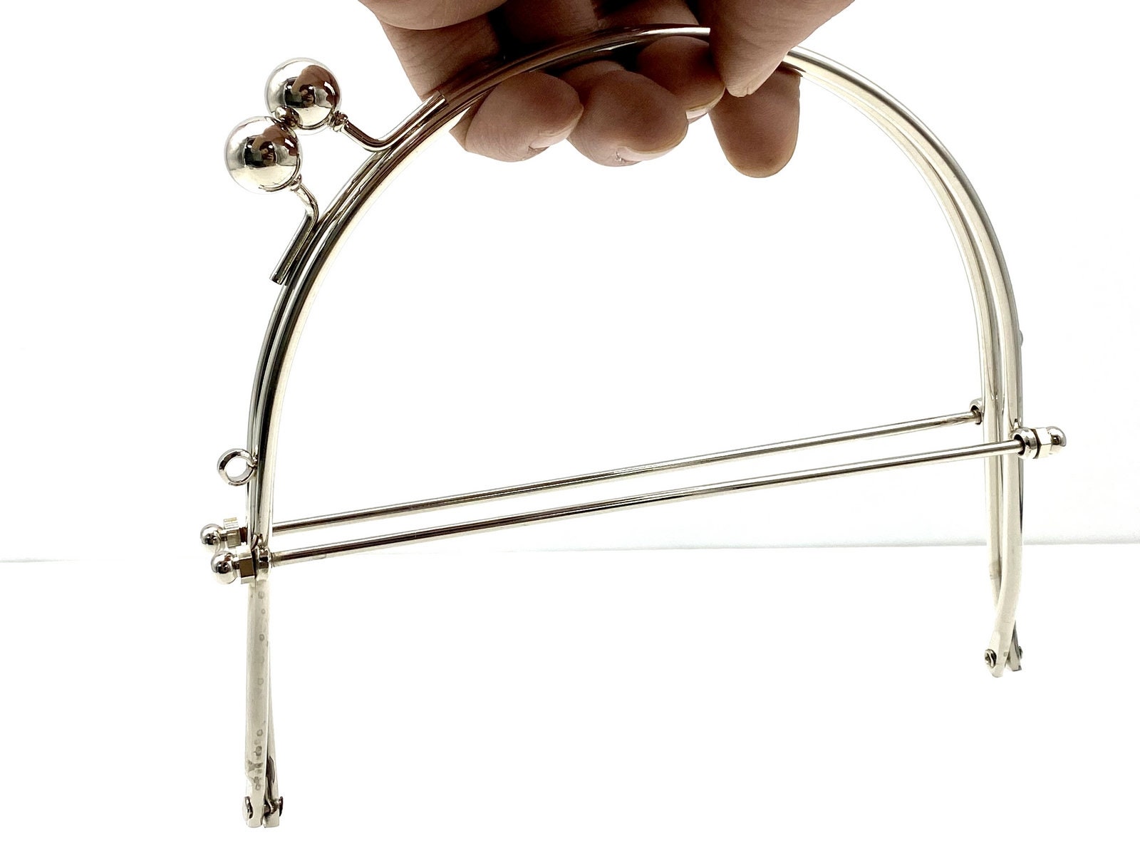 6 Inch 15cm Purse Frame With Bar Metal Wire Bag Purse Handle - Etsy