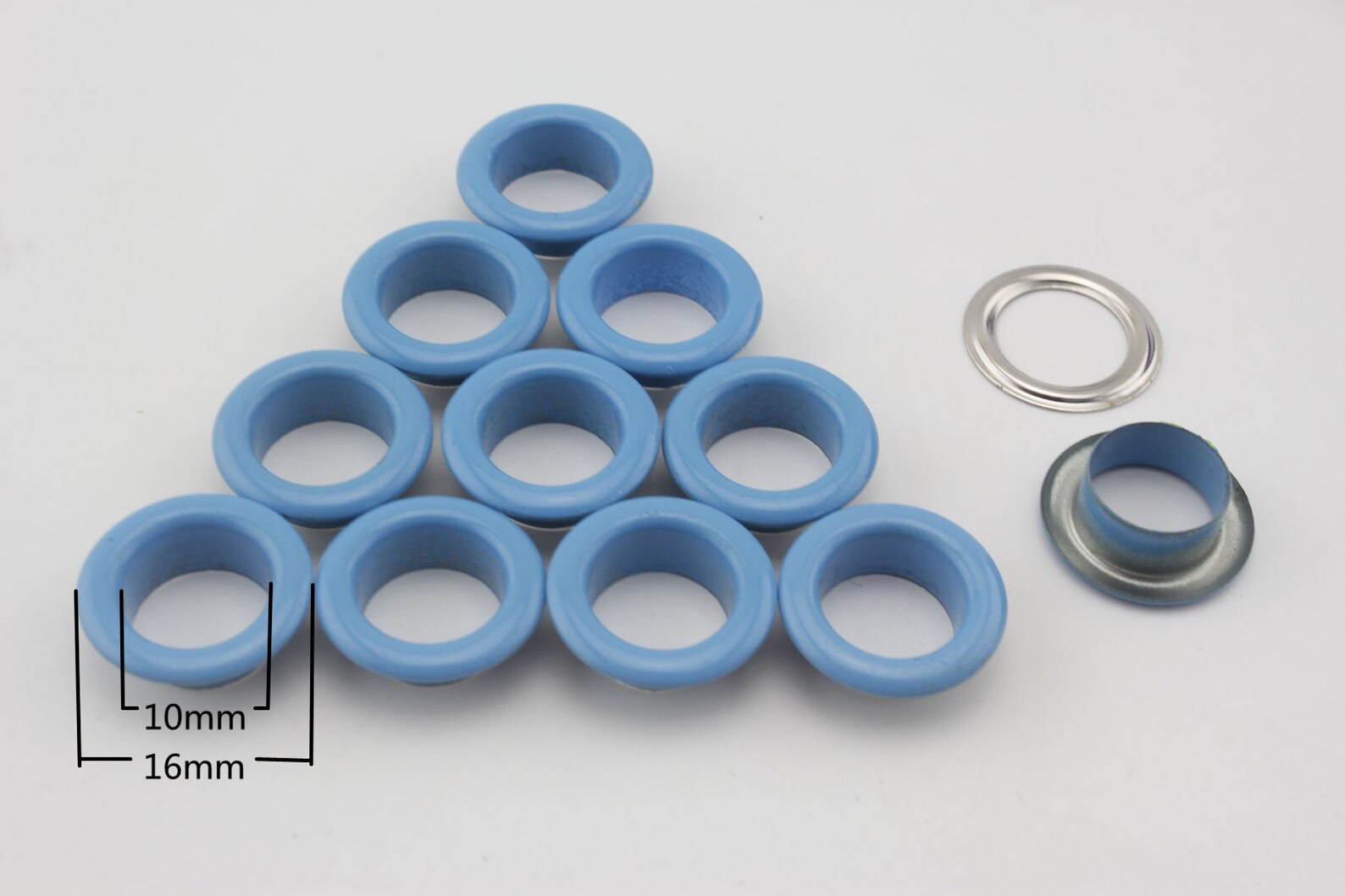 60 Sets of 10mm (inner Size ) Eyelets Grommets for Leather Purse Shoe ...