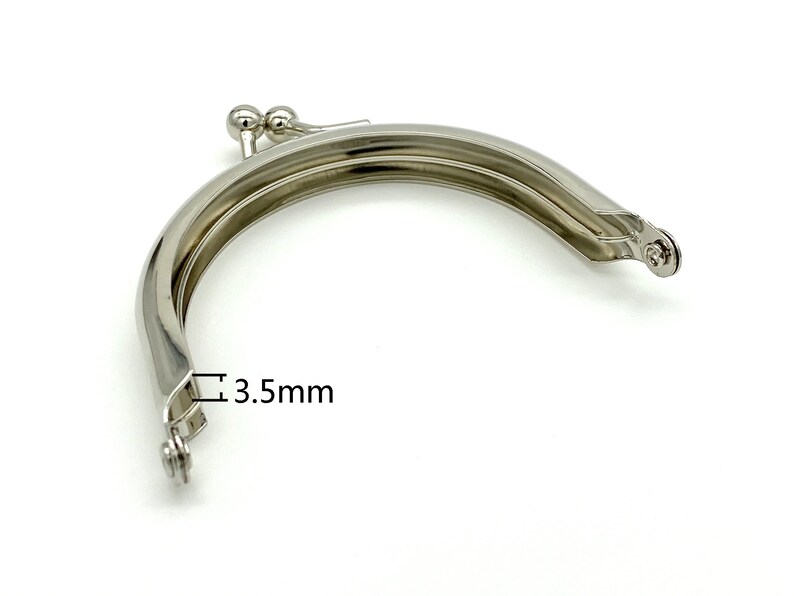 3 Inch 7.5 CM Half Round Coin Bag Purse Frame Clasp Hardware Glue in ...