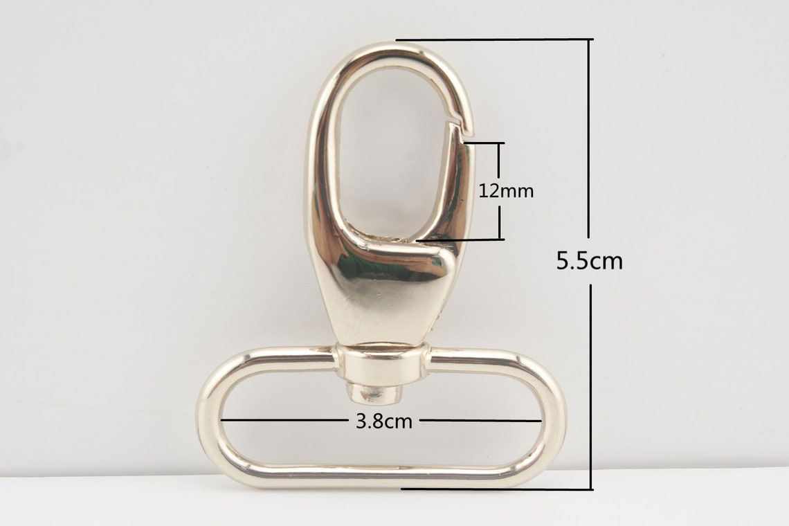 6pcs of 1.5 Inch 38mm Oval Push Gate Snap Swivel Hooks for | Etsy