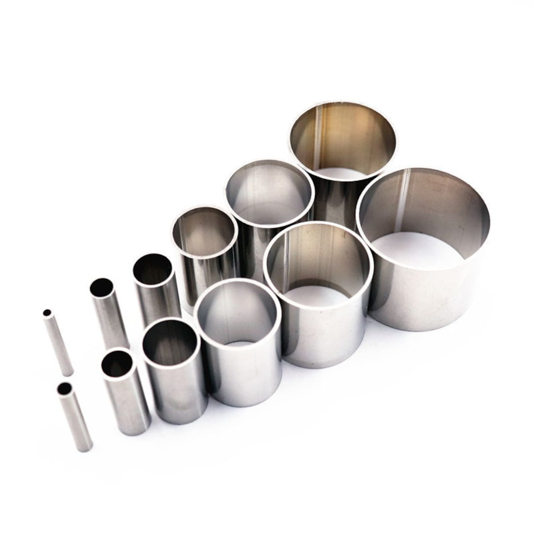 Set of 12 Sizes Micro Mini Stainless Steel Small Round Circle Polymer ...